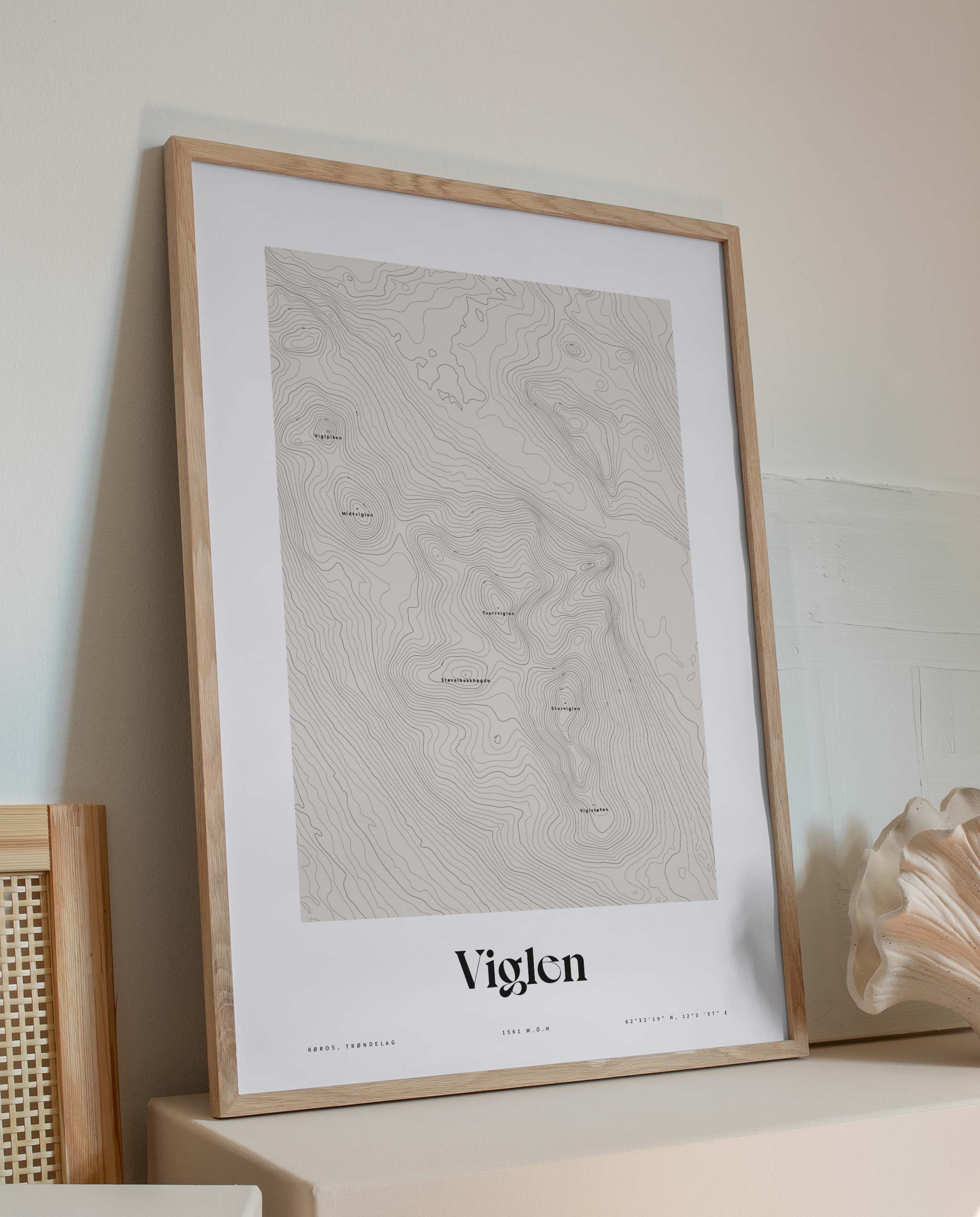 Unik fjällposter ♥ Viglen poster – Altitud – Fjelltopp